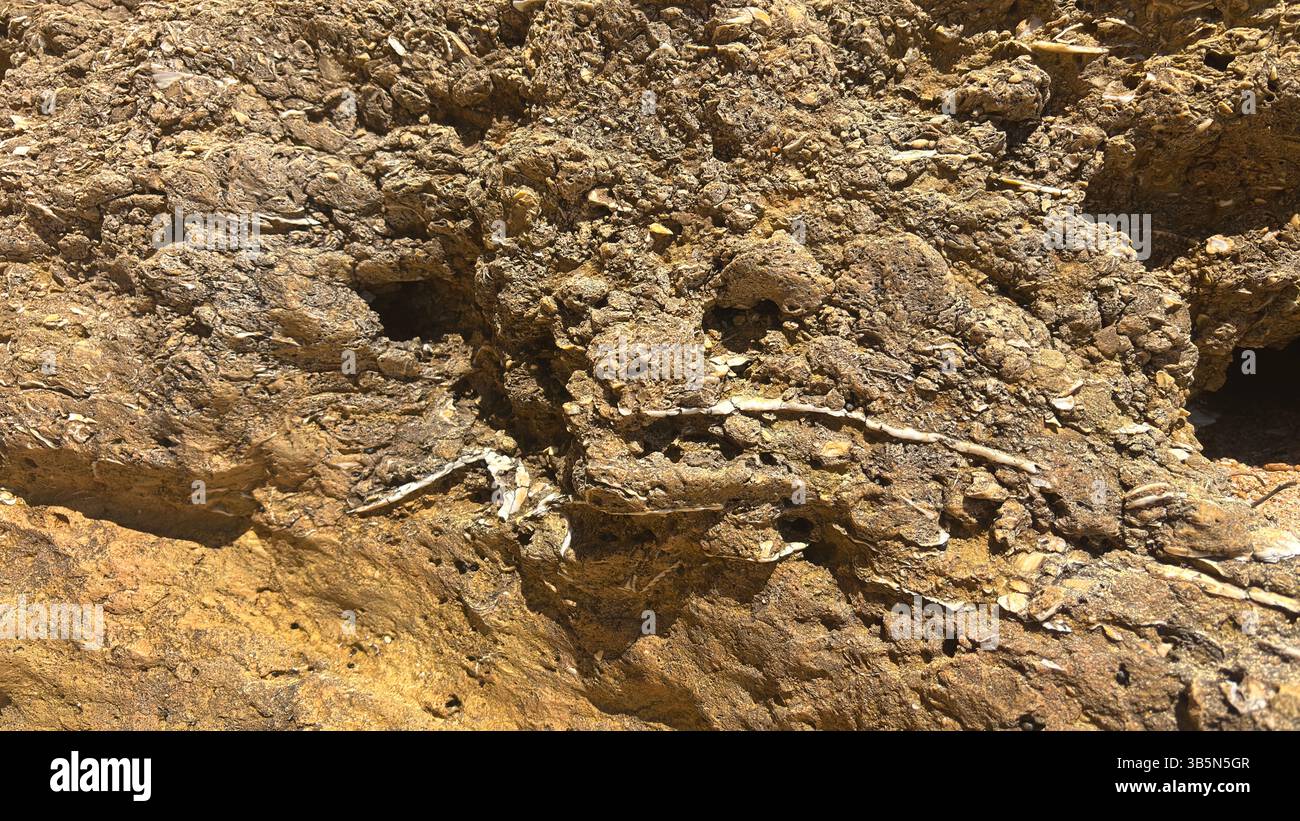 Beautiful coastal cliffs, rocks and beaches on the Algarve coastline of ...