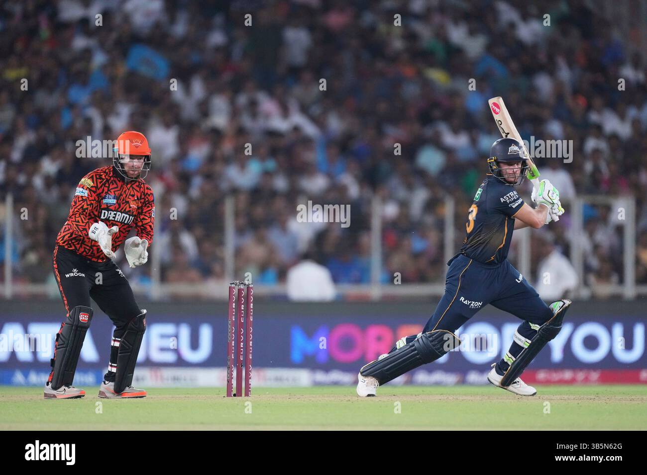 Gujarat Titans' Jos Butler plays a shot during the Indian Premier ...