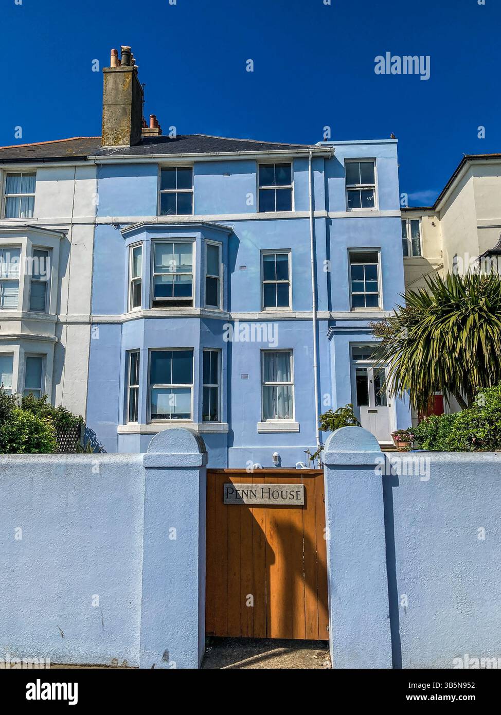 Penn House, the beach, Walmer, Kent Stock Photo - Alamy