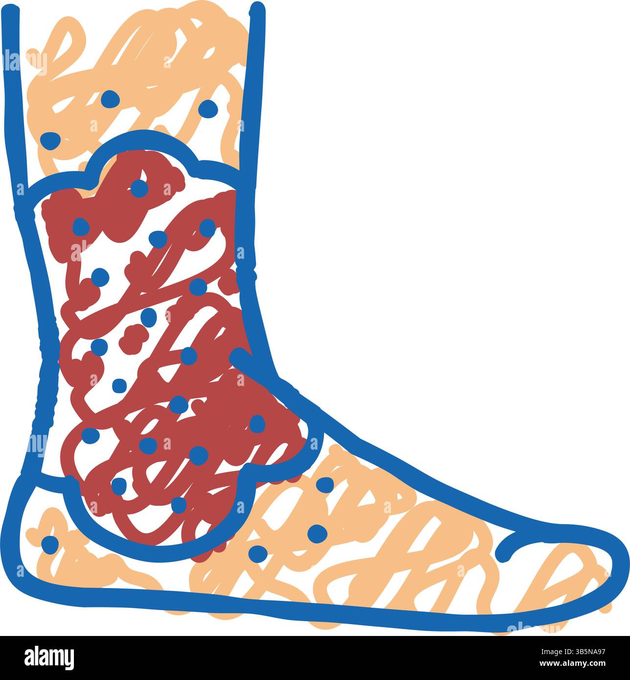stasis dermatitis icon doodle illustration Stock Vector Image & Art - Alamy