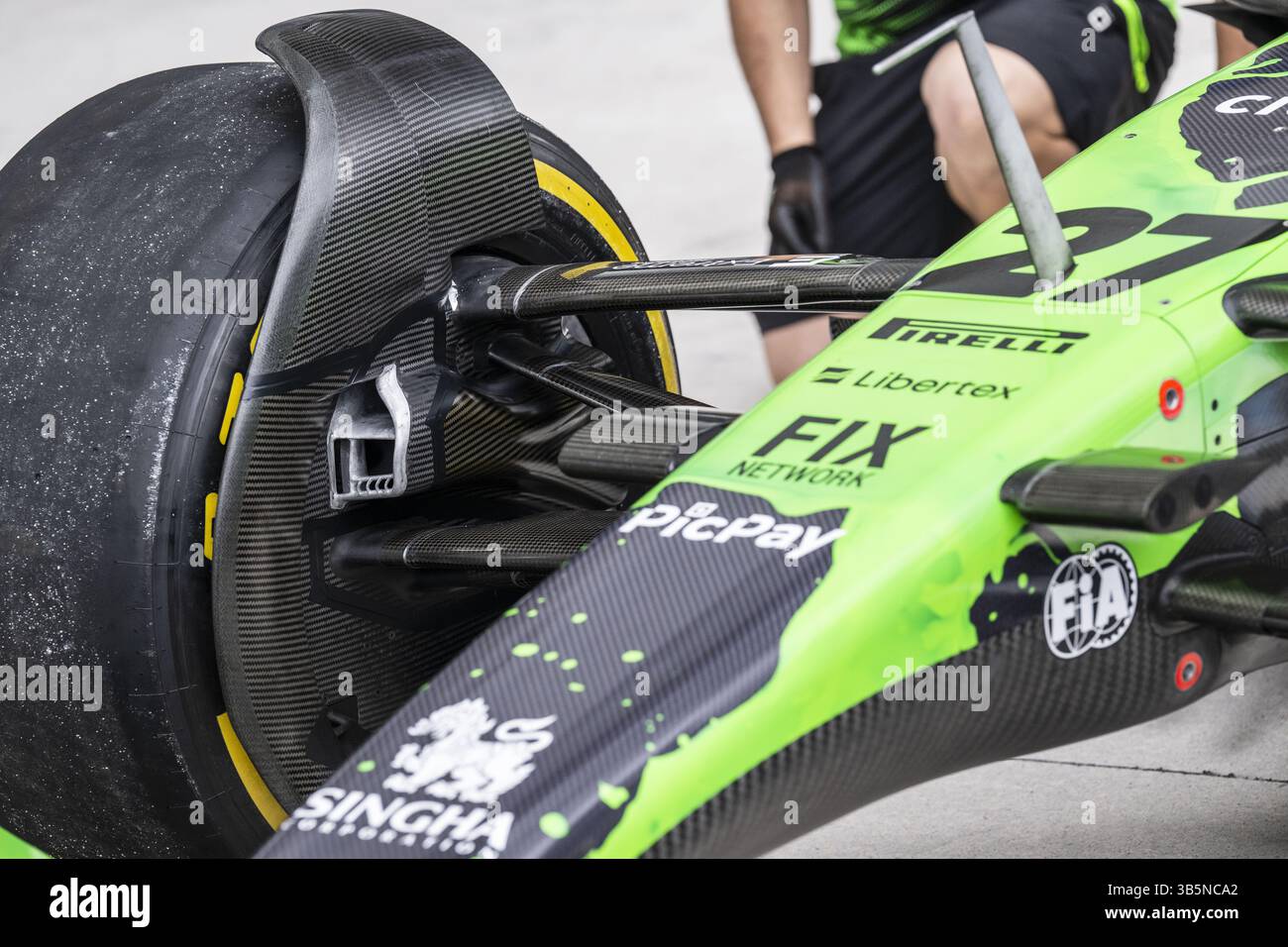 Stake F1 Team Kick C45, front suspension during the Formula 1 Crypto ...