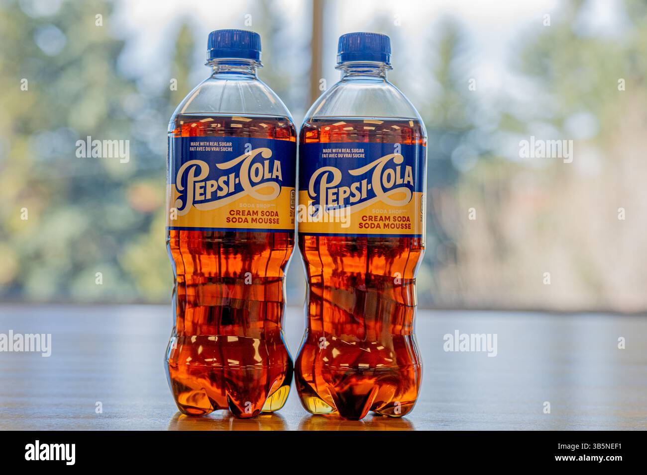 April 18 2025 - Calgary Alberta Canada - Pepsi Cream Soda Flavour with ...