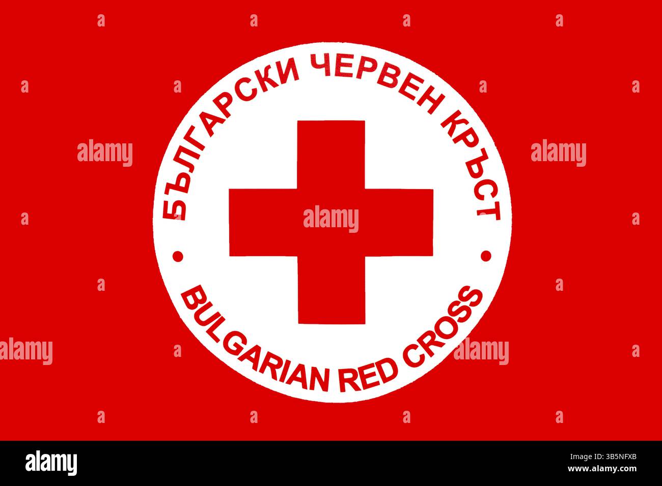 Sofia, Bulgaria - April 20, 2016: Bulgarian Red Cross icon with titles ...