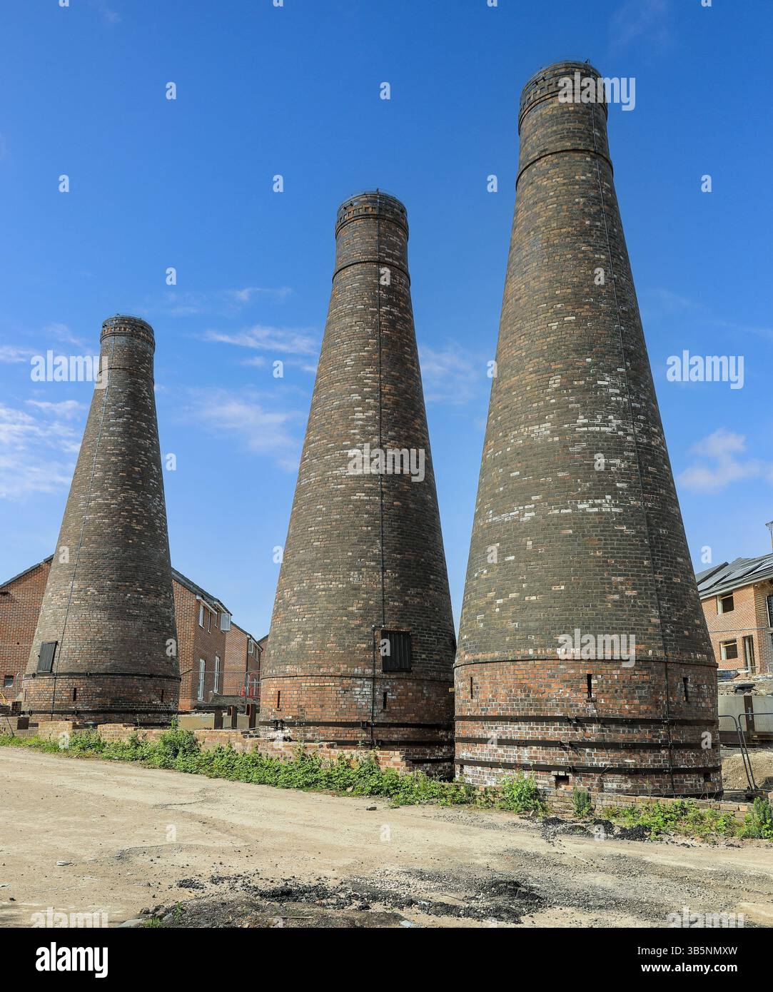 The former Acme Marls Pottery Bottle Kilns or bottle ovens known as ...