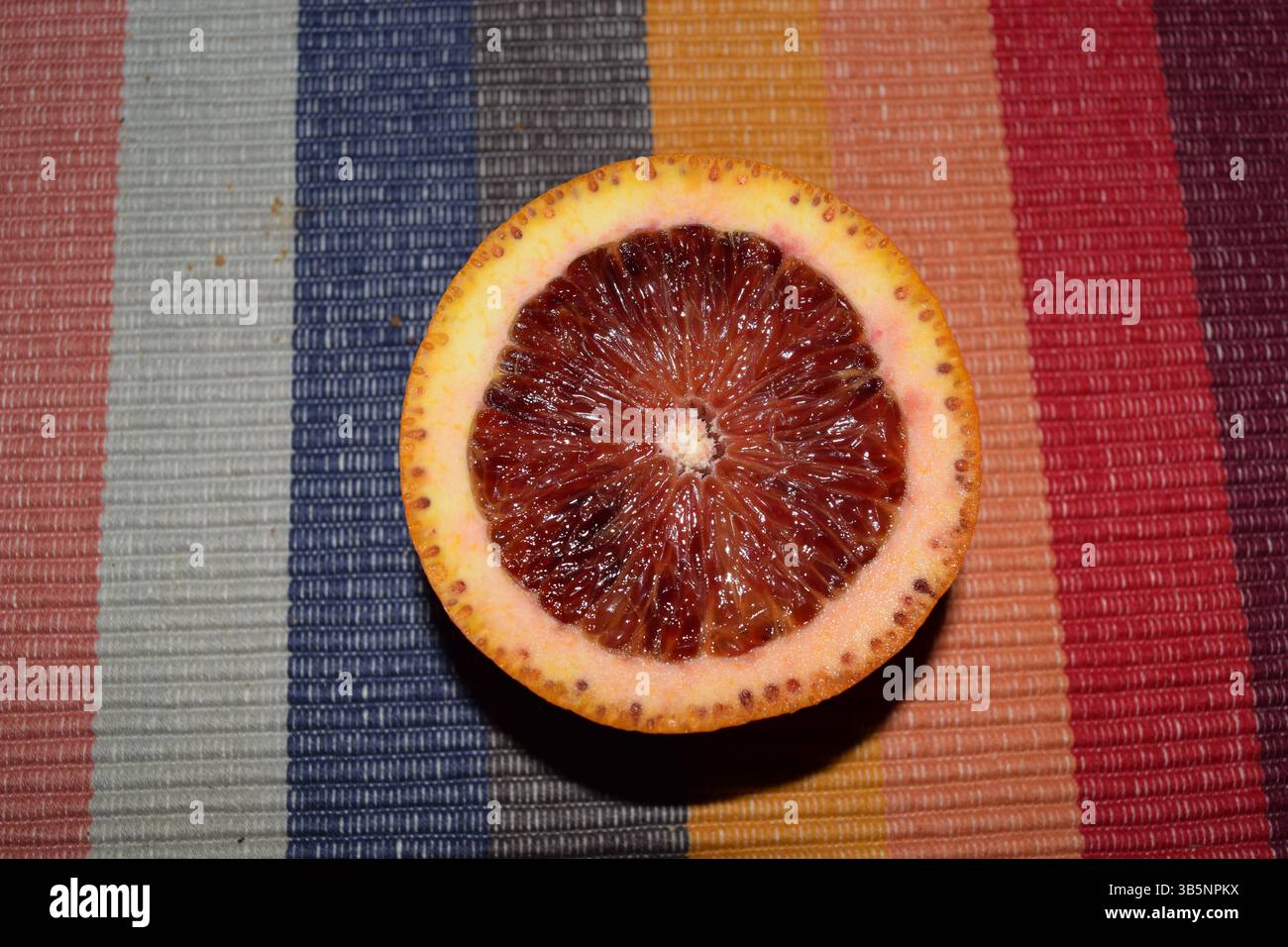 A splash of color and flavor — the bold beauty of a blood orange Stock ...