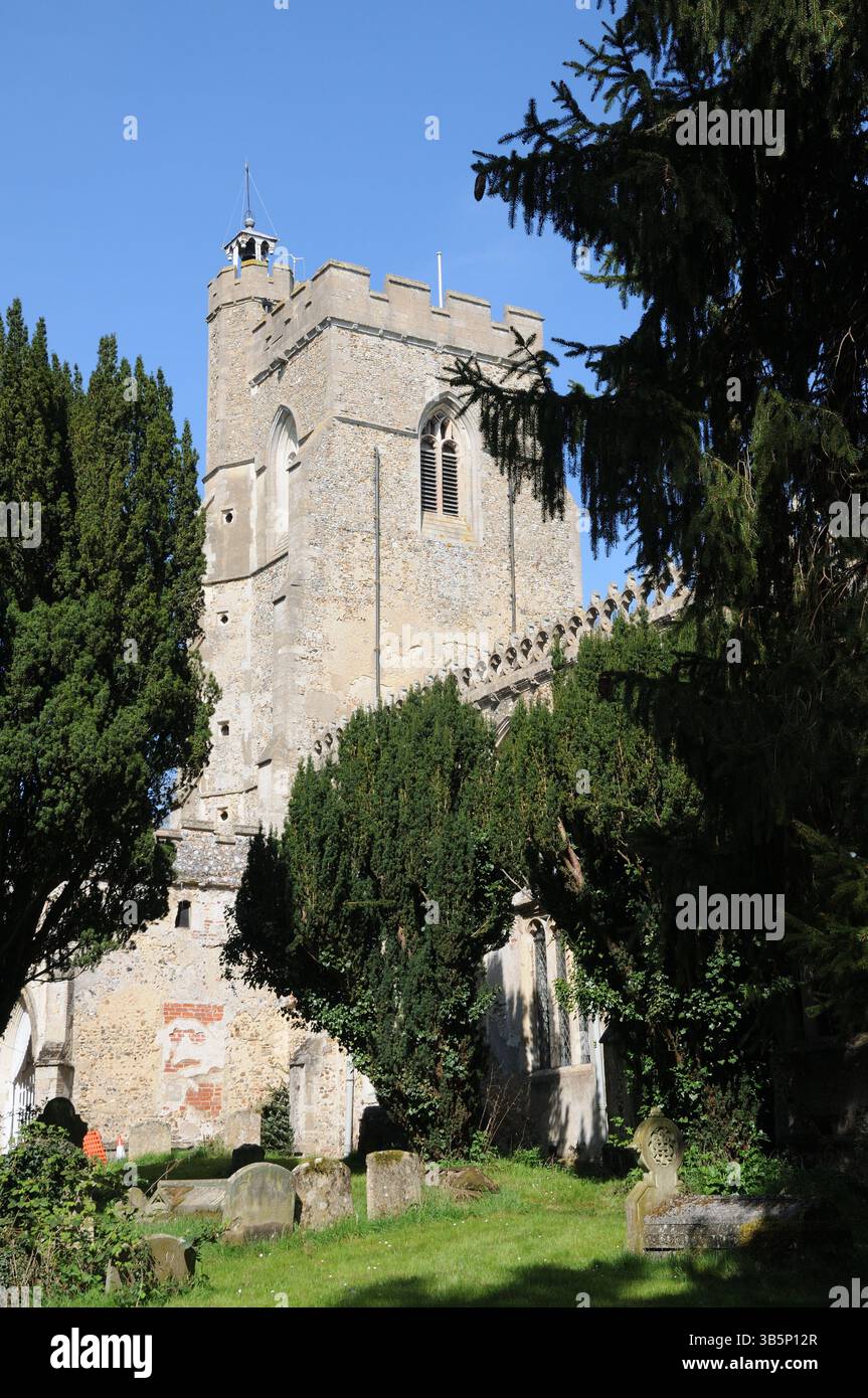 All Saints Church, Hundon, Suffolk Stock Photo - Alamy