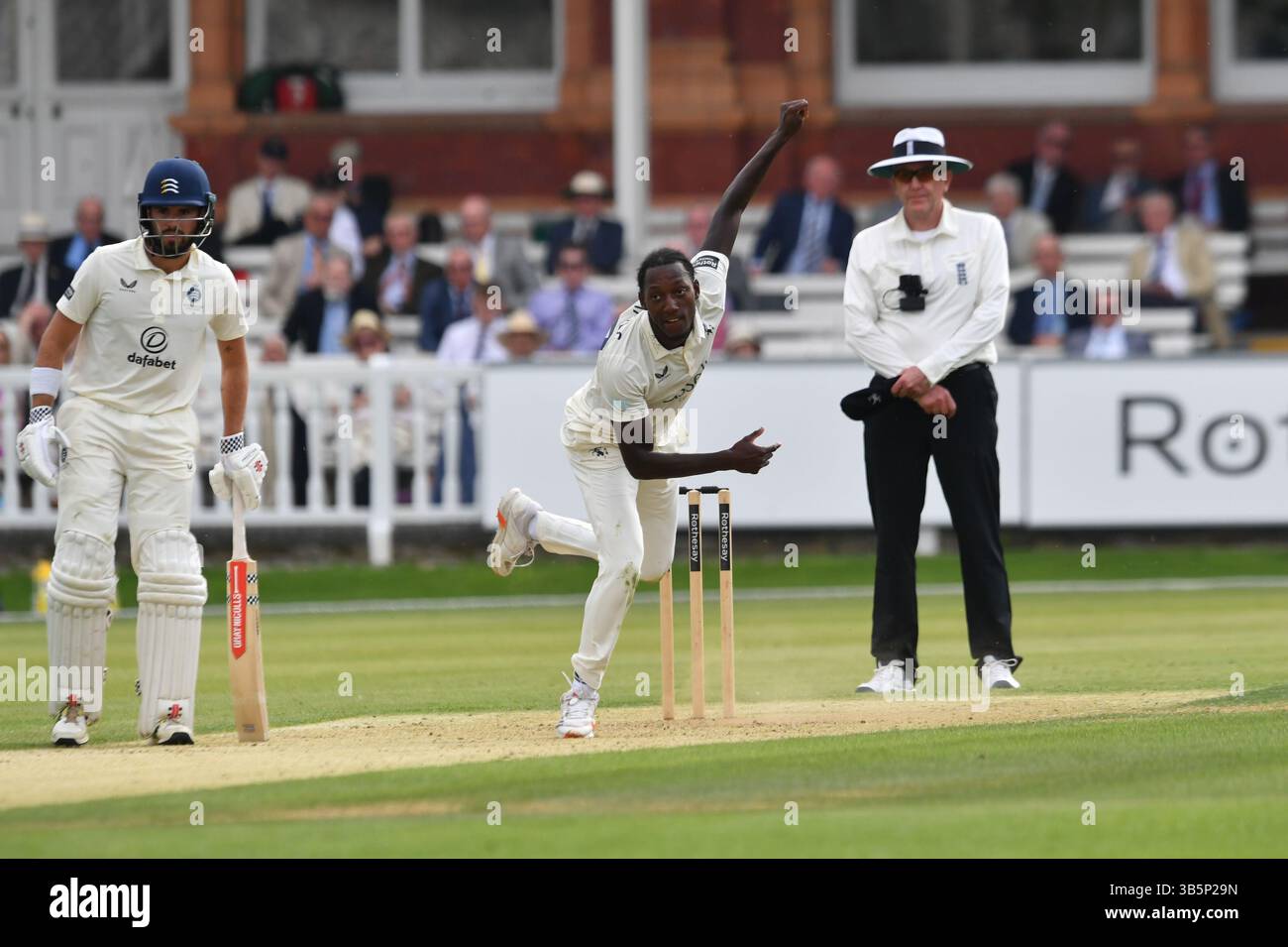London, England. 2nd May 2025. Jamal Richards during day one of the ...