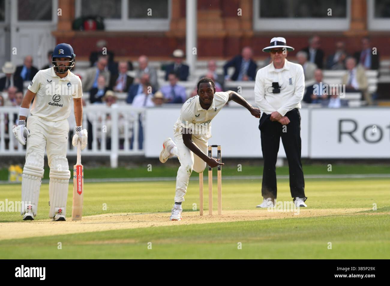 London, England. 2nd May 2025. Jamal Richards during day one of the ...