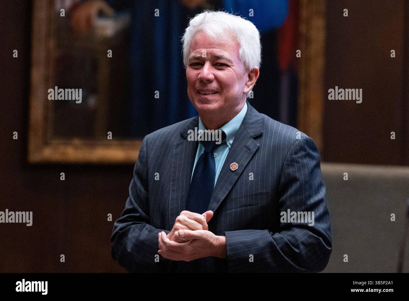 Shelby County District Attorney Steve Mulroy smiles as he walks away ...