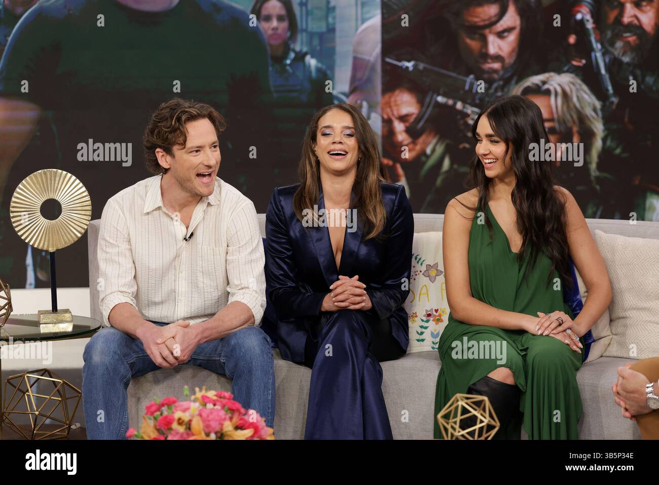 DORAL, FL-MAY 2: Lewis Pullman, Geraldine Viswanathan and Hannah John ...