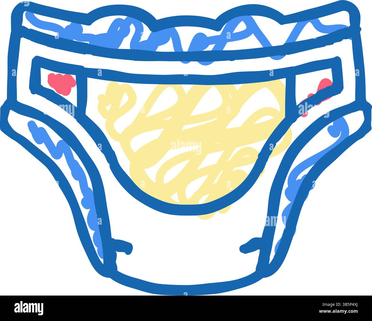 diaper baby icon doodle illustration Stock Vector Image & Art - Alamy