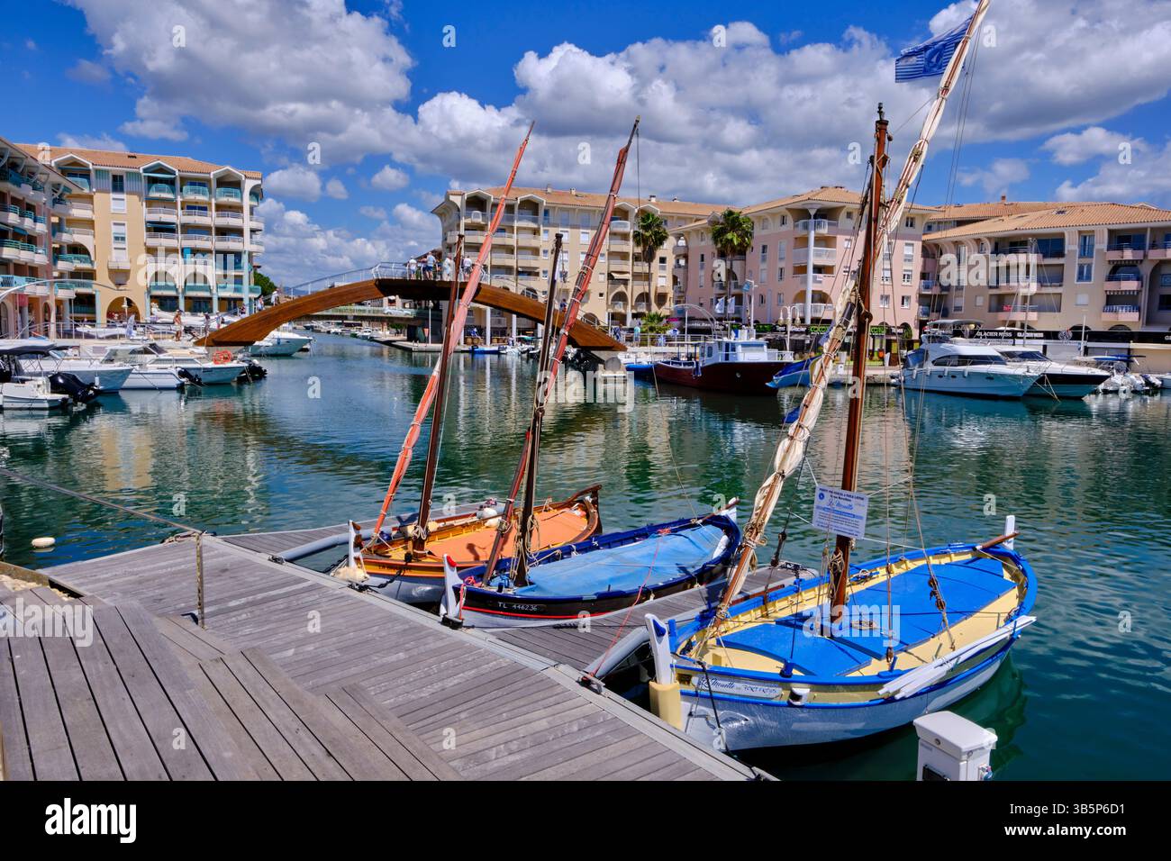 France, Var, Fréjus, Port Fréjus Stock Photo - Alamy