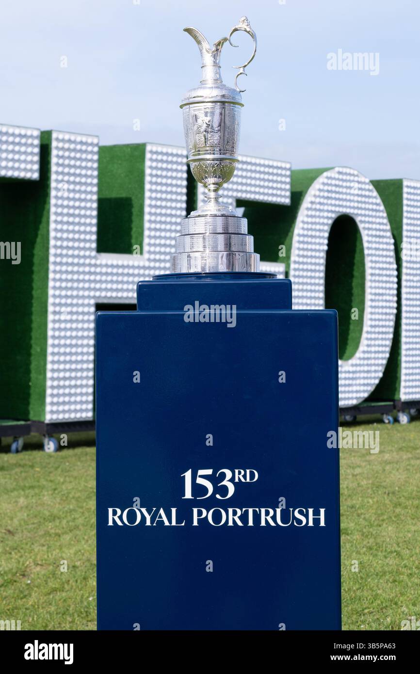 Portrush, Northern Ireland - May 2nd, 2025: The Claret Jug Open Golf ...