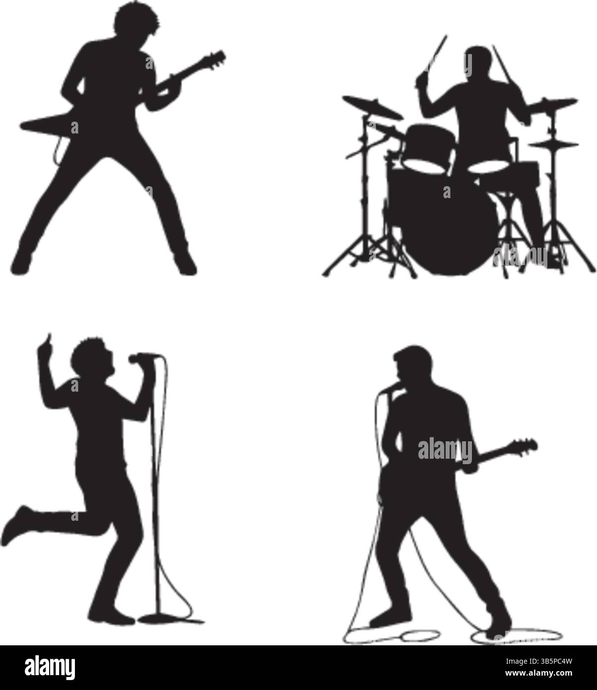 Striking band Stock Vector Images - Alamy