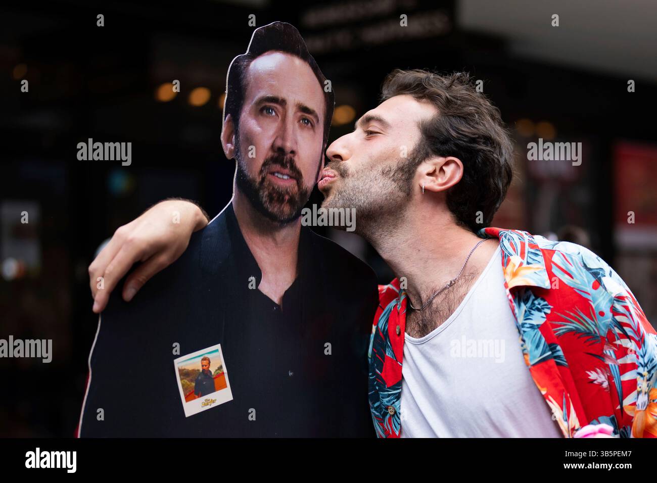 Daniel Breuer, winner of the Nicolas Cage lookalike event for the film ...