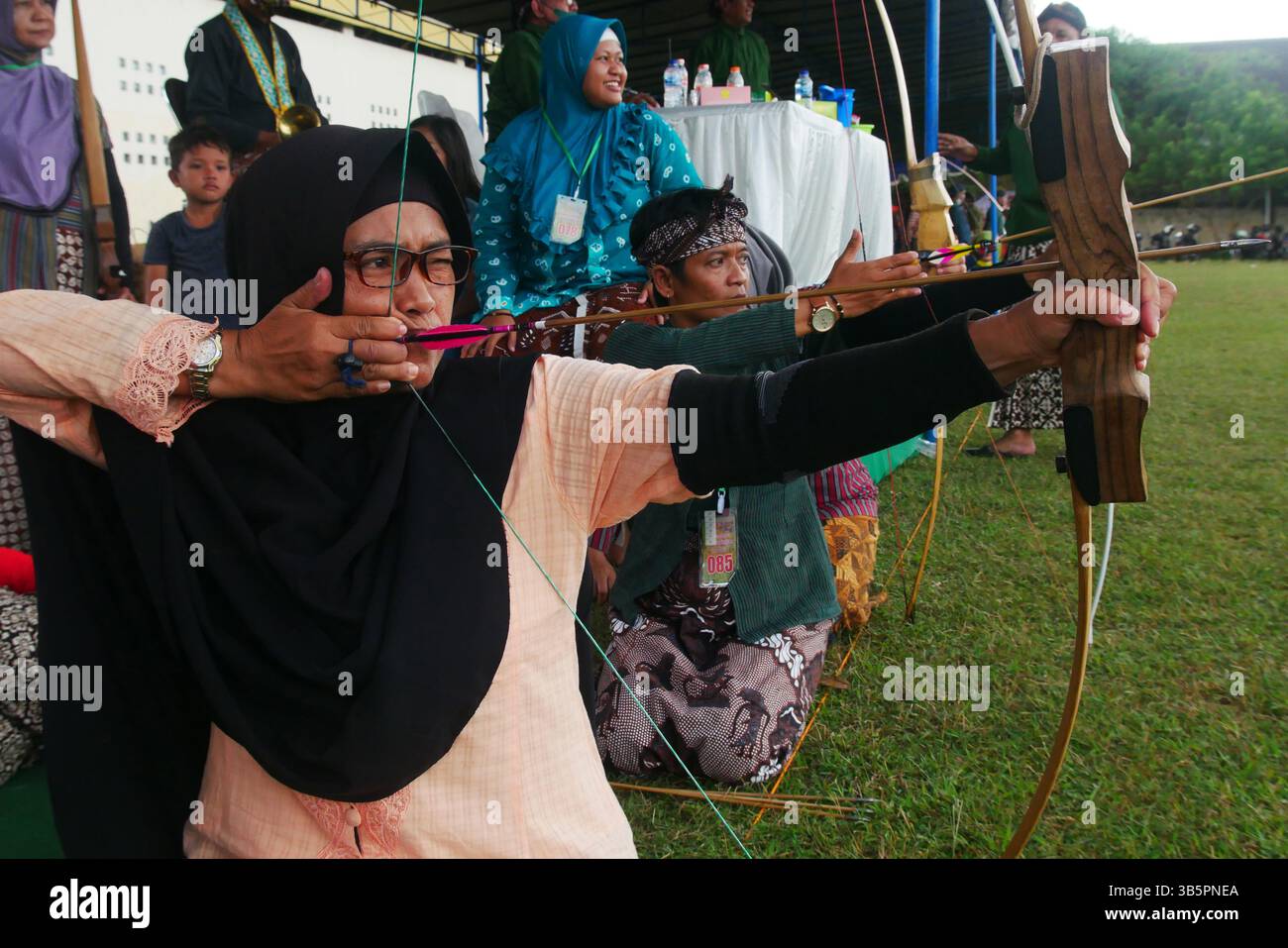 June 16, 2022, Jogja, YOGYAKARTA, Indonesia: Hundreds of archery fans ...