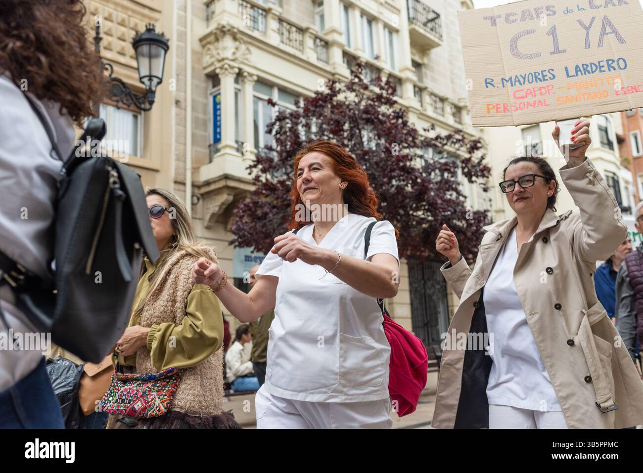 Logroño, La Rioja, Spain May 1st, 2025. Thousands of people took to the ...