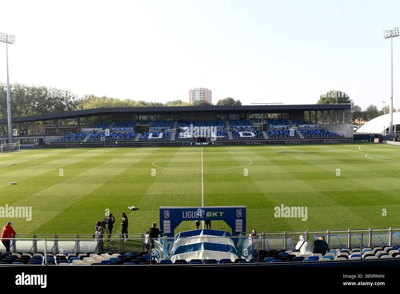 Illustration during the Ligue 2 BKT match between Dunkerque and Laval ...