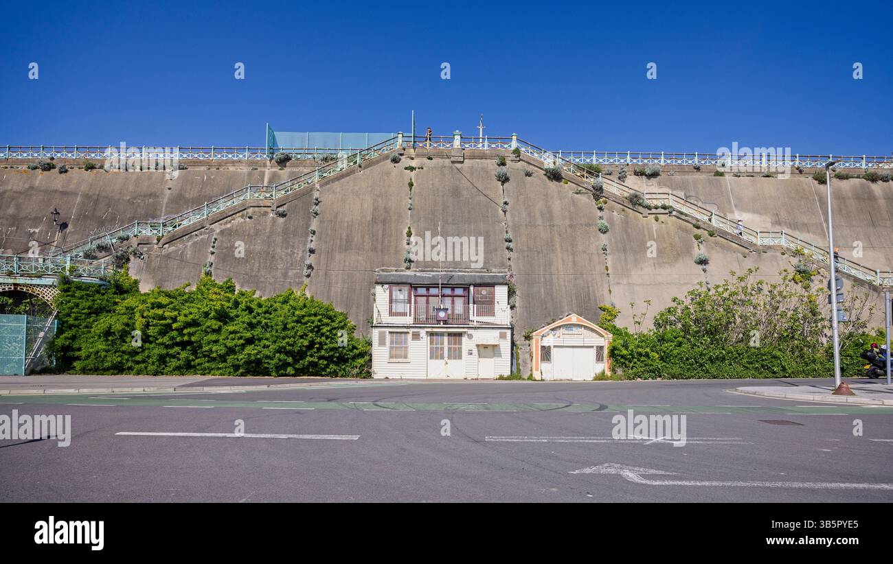 Victorian Madiera Terrace steps at Dukes Mound on the eastern seafront ...
