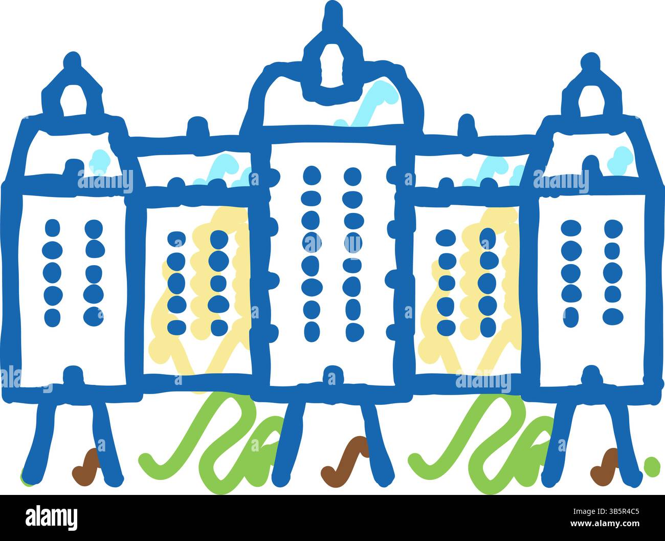 palace house icon doodle illustration Stock Vector Image & Art - Alamy