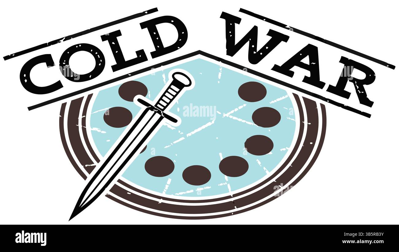 Doomsday Clock: Cold War Nuclear Tension Symbolism Stock Vector Image ...