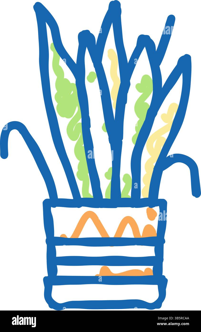 drying house plant icon doodle illustration Stock Vector Image & Art ...