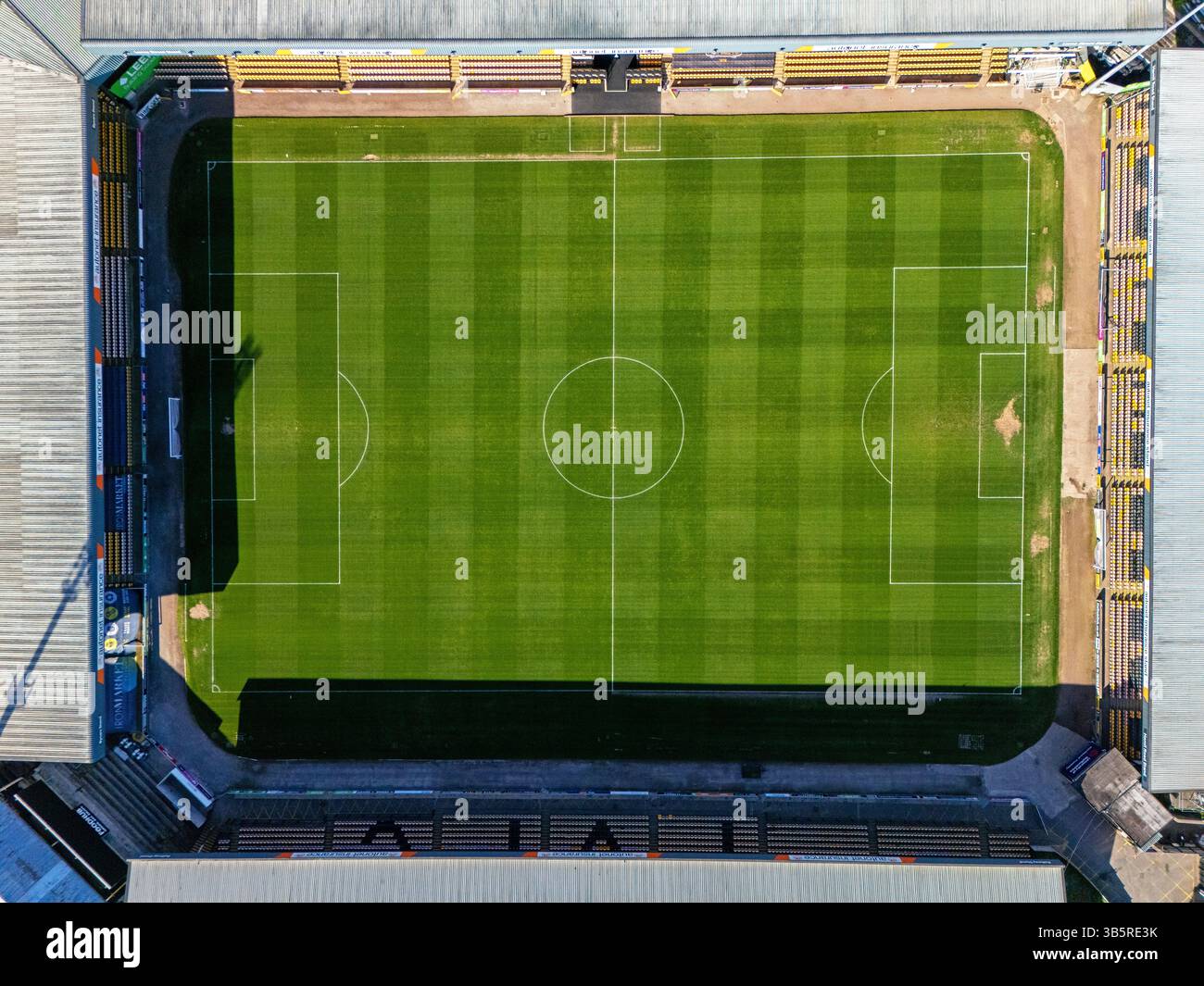 Port Vale, Stoke-on-Trent, United Kingdom, 04.28.2025 Aerial Image of ...