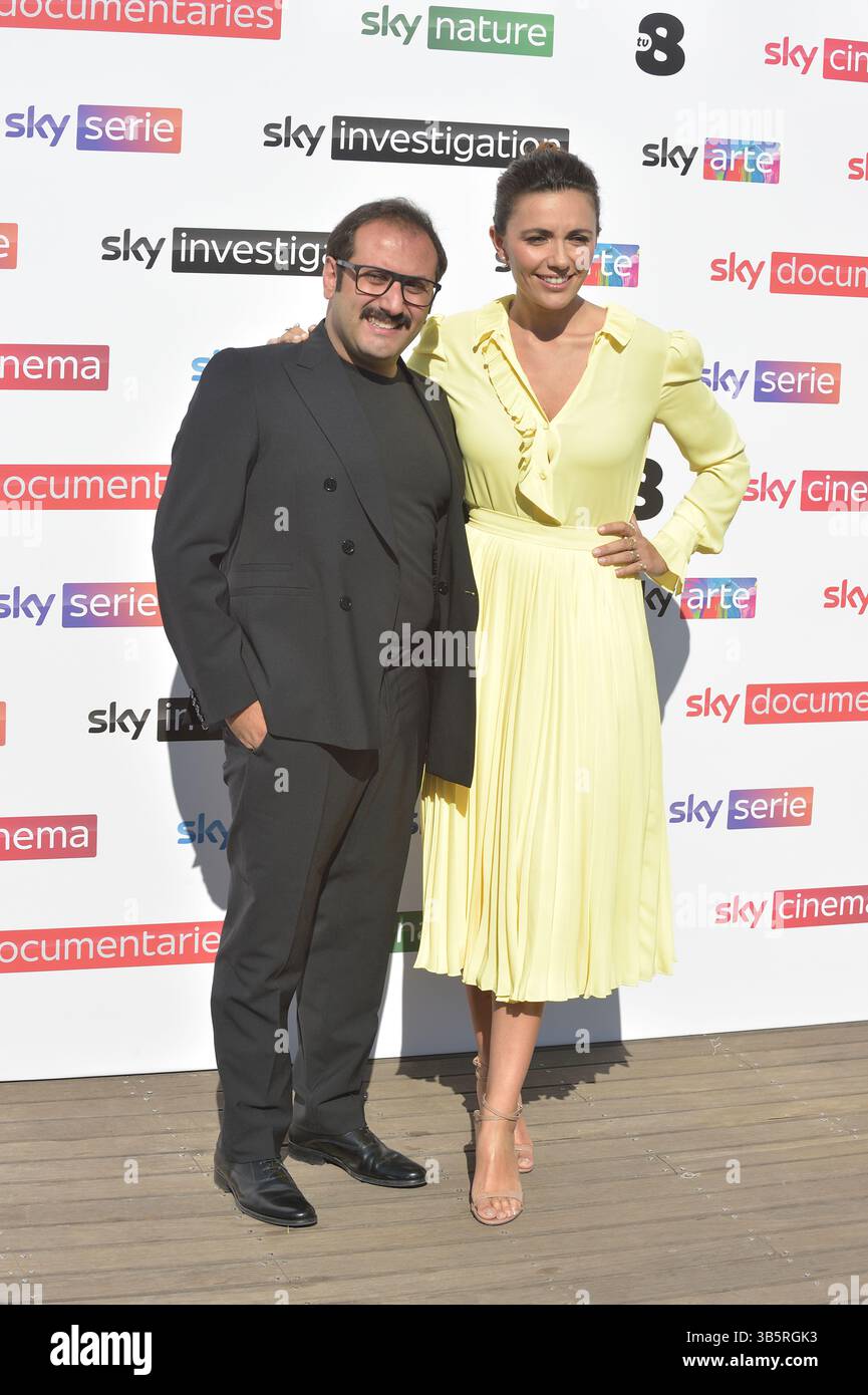 Italian actor Fabio Balsamo dei The Jackal and the italian actress ...