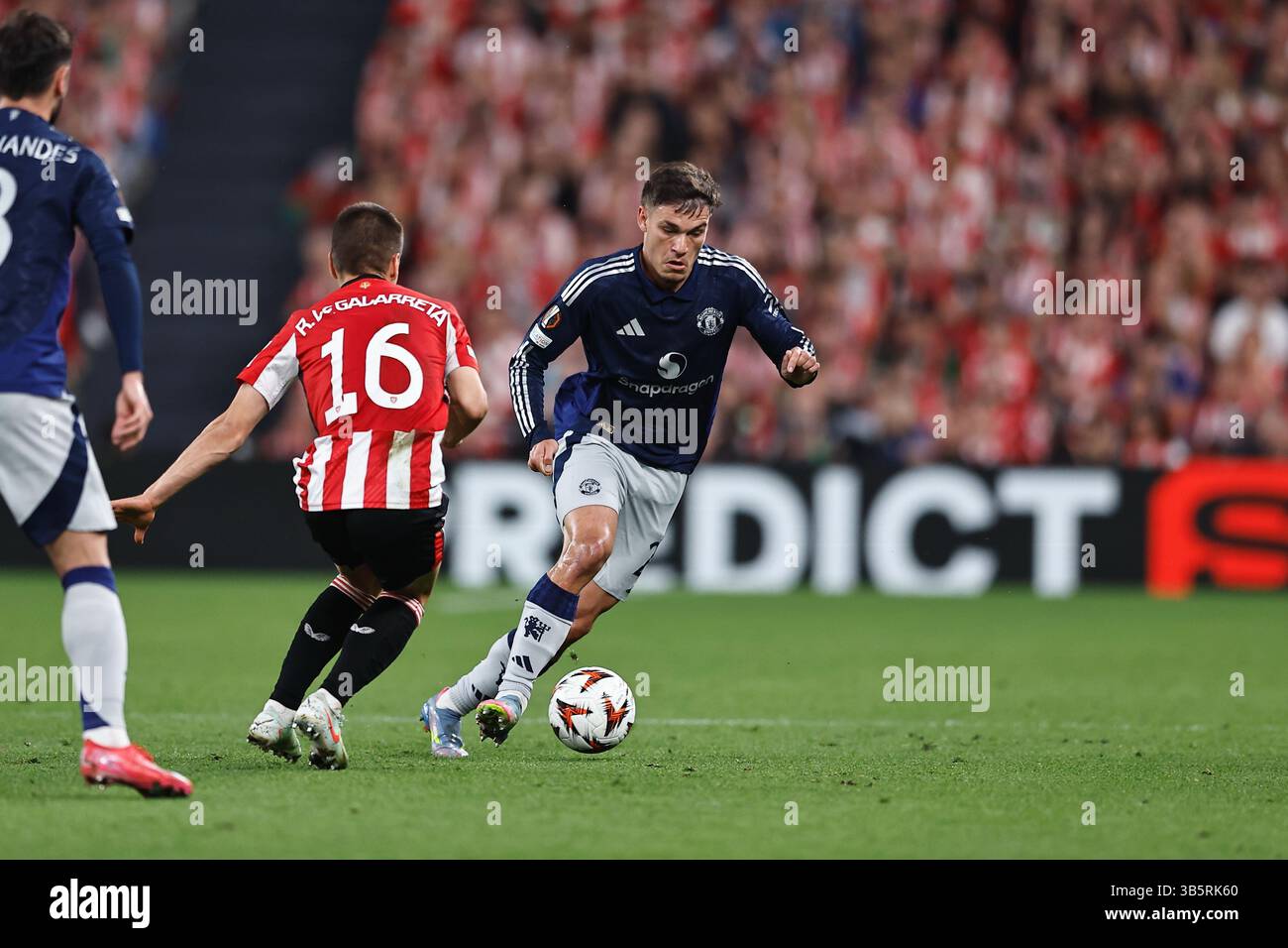 Bilbao, Spain. 1st May, 2025. Manuel Ugarte (ManU) Football/Soccer ...