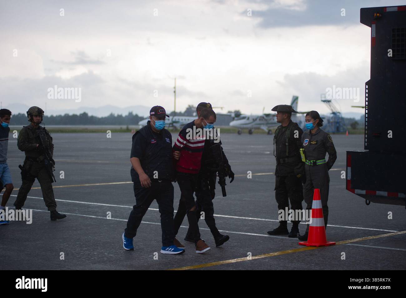 June 8, 2022, Bogota, Cundinamarca, Colombia: Authorities carry ...