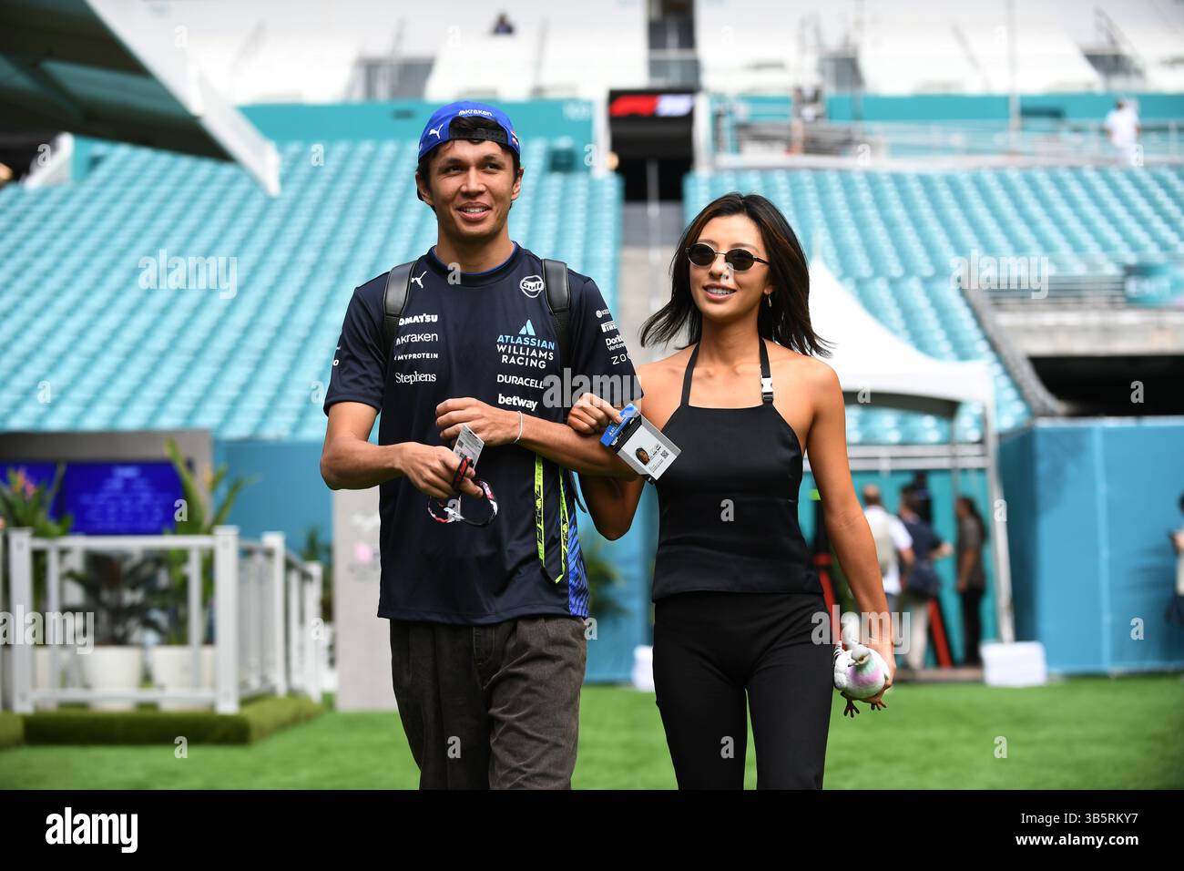 Miami, USA. 02nd May, 2025. Alexander Albon of Thailand and driver of ...