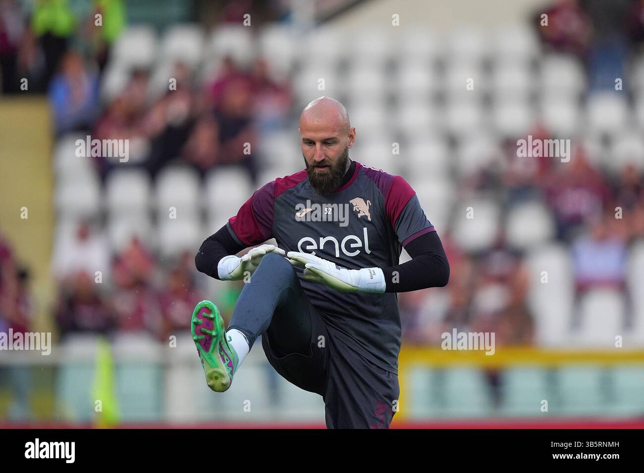 Torino's goalkeeper Vanja Milinkovic-Savic before the Serie A soccer ...
