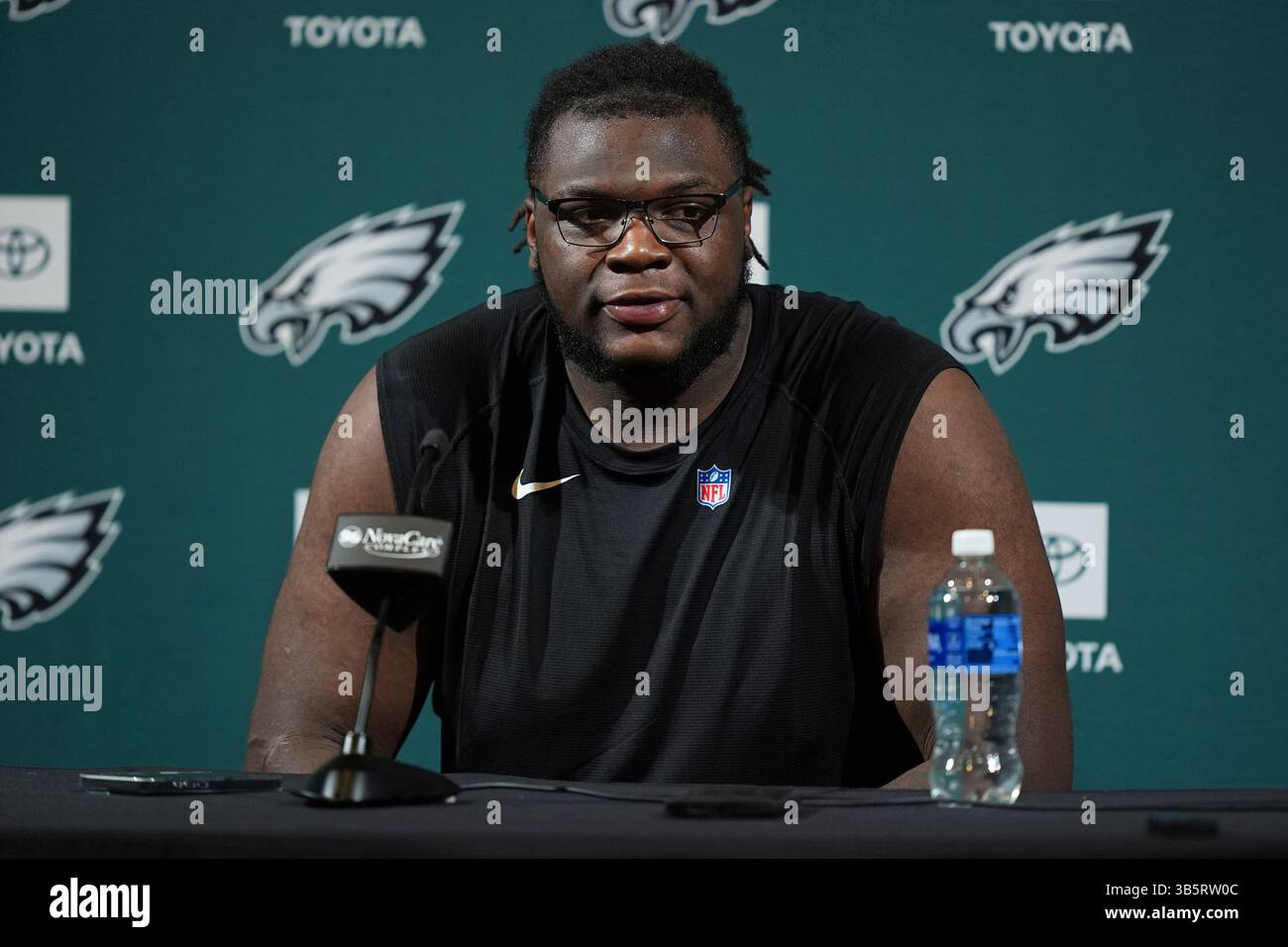 Philadelphia Eagles' Cameron Williams speaks during a news conference ...