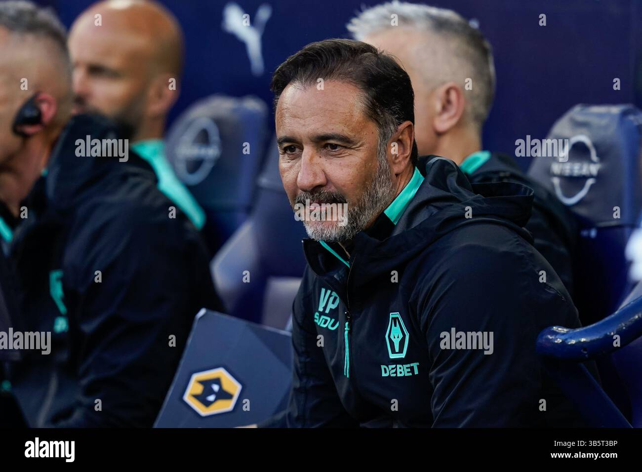 Manchester, UK. 2nd May, 2025. Vitor Pereira manager of Wolverhampton ...