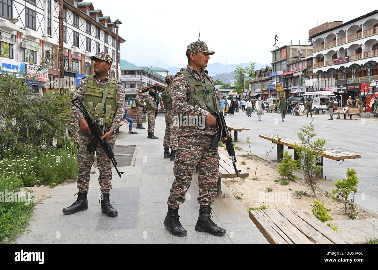 May 2, 2025, Srinagar, Jammu And Kashmir, India: Paramilitary soldiers ...