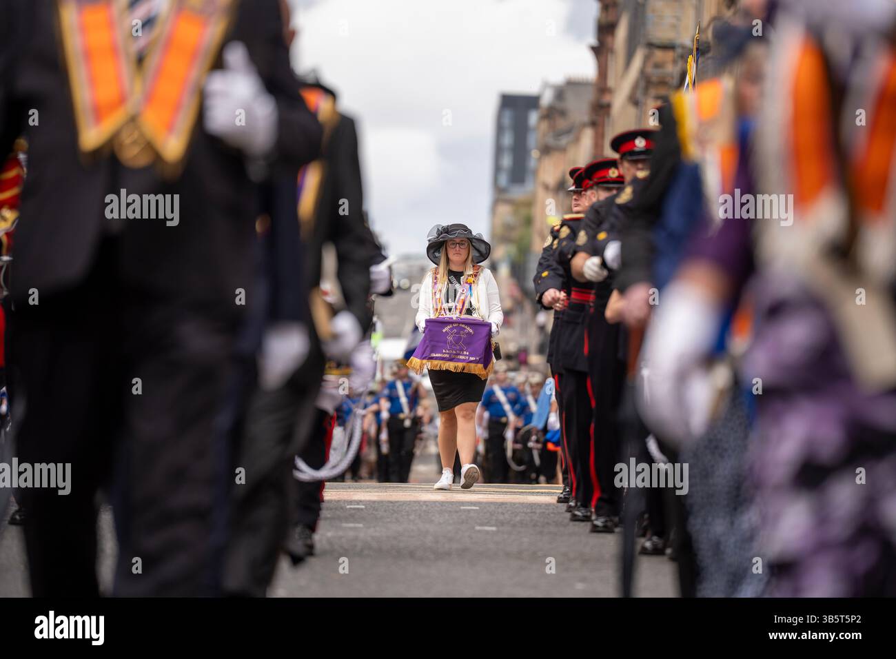 Orange Walk, Glasgow Stock Photo - Alamy