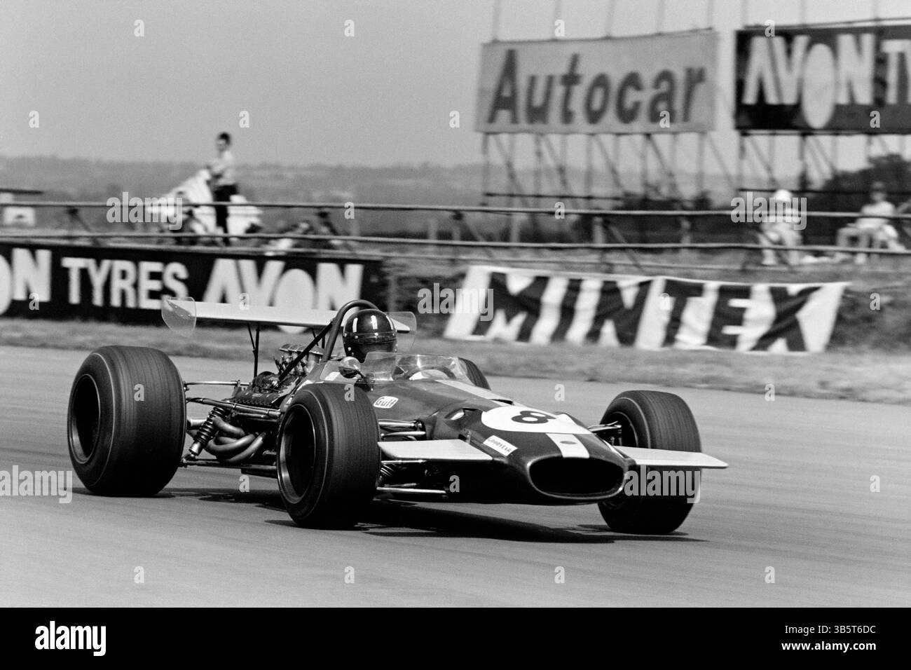 Graham Hill at the 1969 XXII RAC British Grand Prix Meeting at ...