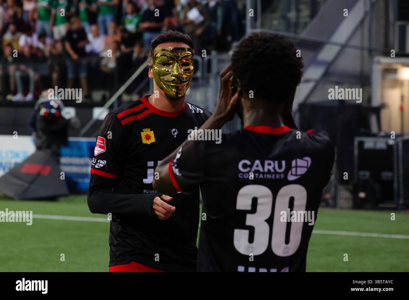 Rotterdam - Lance Duivestijn of Excelsior Rotterdam and Derensili ...