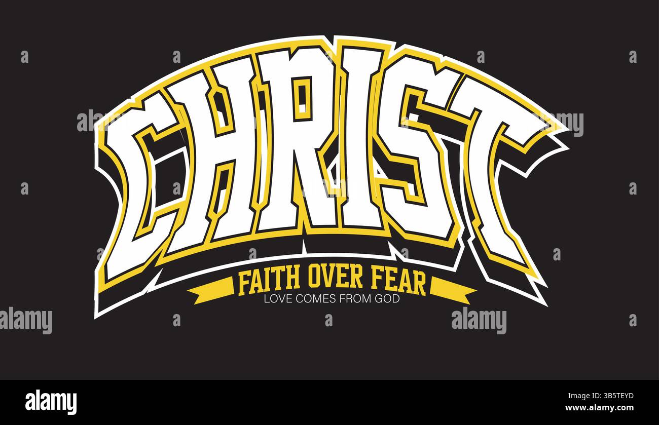 Christ varsity Design – Inspirational Christian Lettering Featuring ...