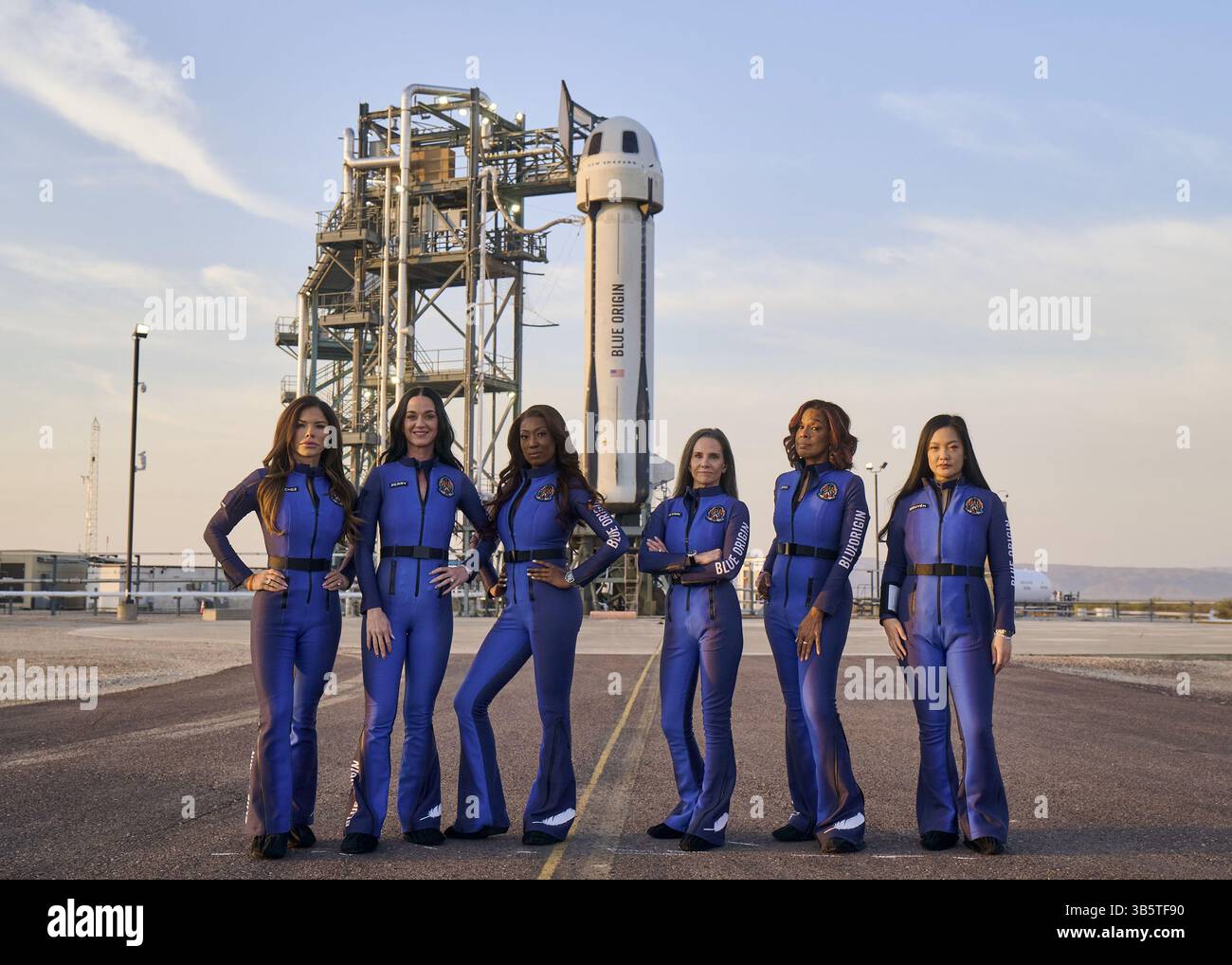 Texas, USA. 14th Apr, 2025. New Shepard-31 Capsule Recovery with the ...