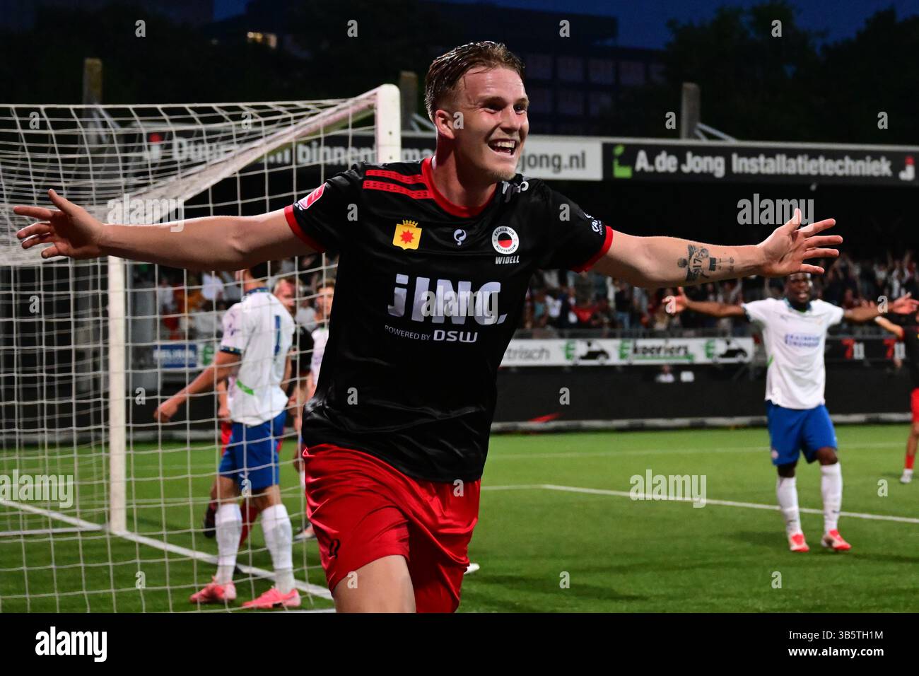 ROTTERDAM - Casper Widell of Excelsior celebrates his goal during the ...