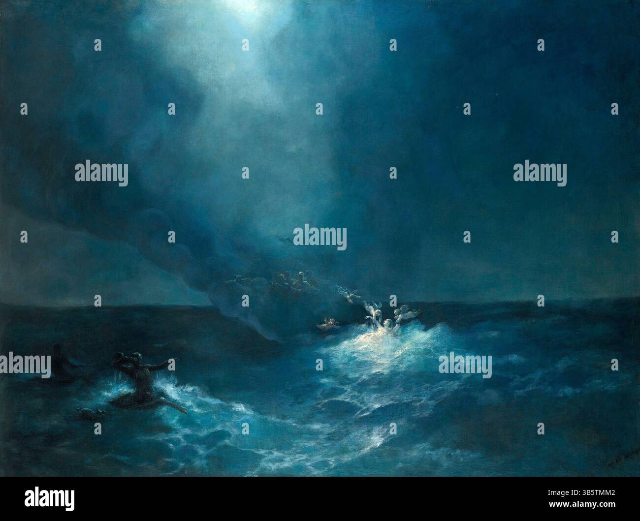 The Birth of Venus painted by Ivan Aivazovski, 1887 . Venus (Aphrodite ...