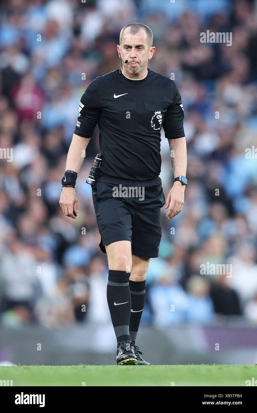Manchester, UK. 02nd May, 2025. Referee Peter Bankes during the ...