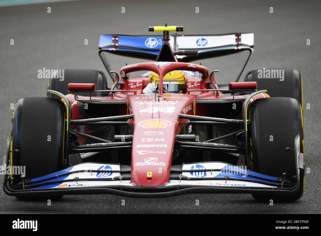 Lewis Hamilton of Great Britain and driver of the (44) Scuderia Ferrari ...