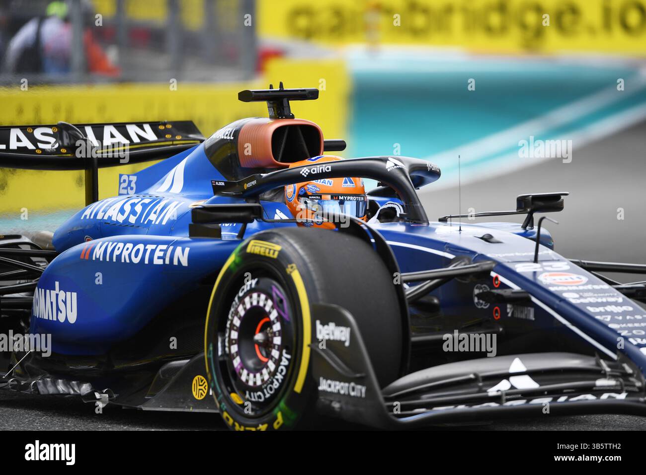 Miami, USA. 02nd May, 2025. Alexander Albon of Thailand and driver of ...