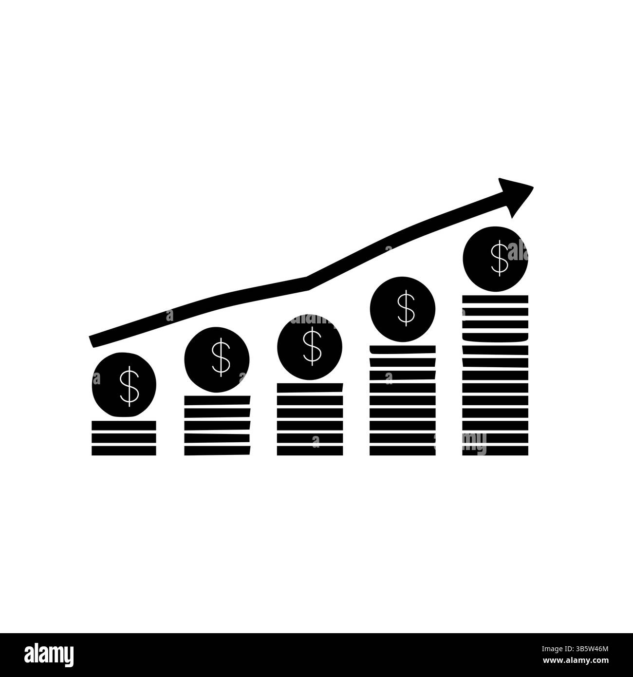 Profit Growth Chart Icon – Business Finance Increase Concept Stock Vector Image & Art - Alamy