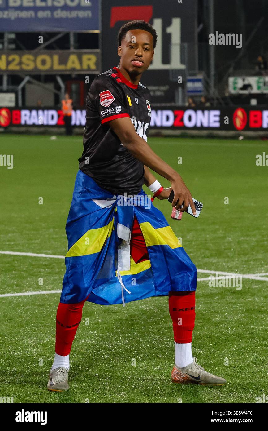Rotterdam - Rayvien Rosario of Excelsior Rotterdam during the thirty ...