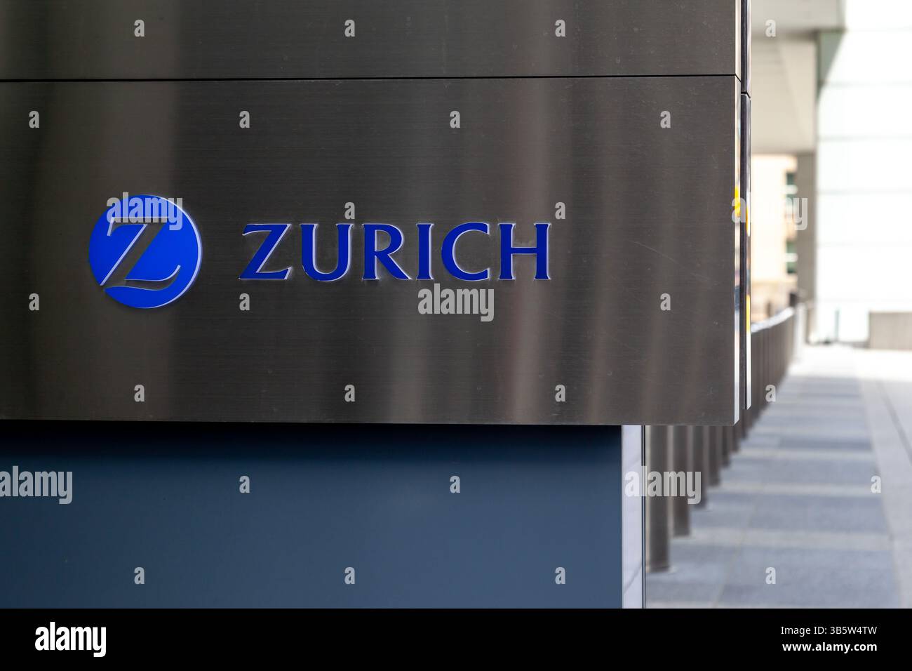 Zurich sign outside their Toronto office Stock Photo - Alamy
