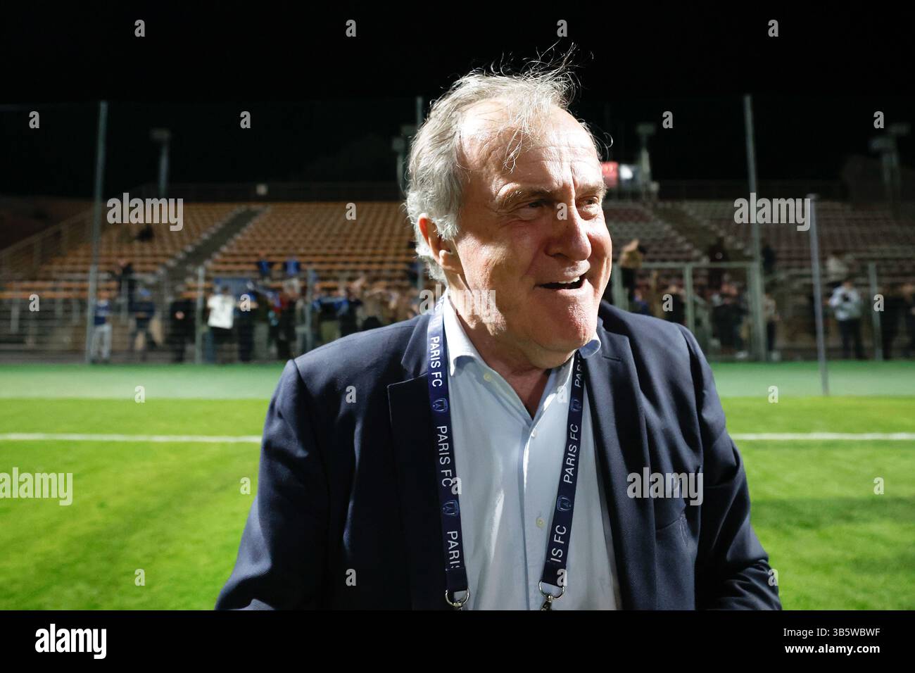 Pierre FERRACCI (President Paris Fc PFC) during the Ligue 2 BKT match ...