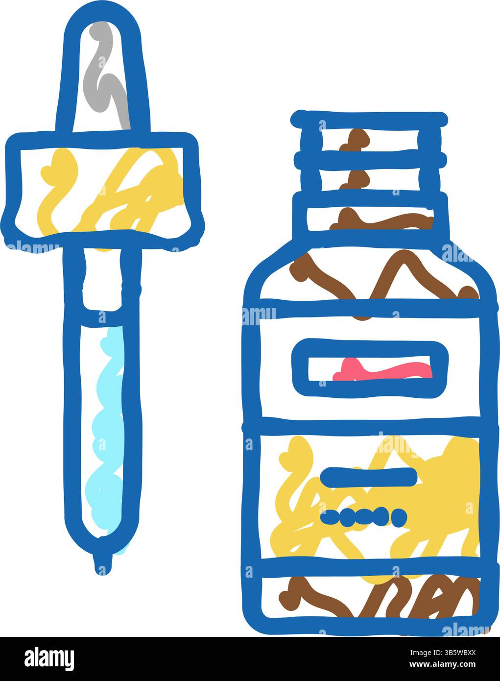 Natural drugs phytotherapy color icon hi-res stock photography and ...